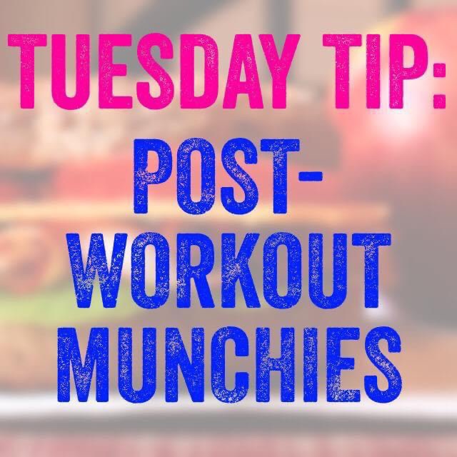Tuesday Tip: Post-workout Munchies – Every Step Fitness