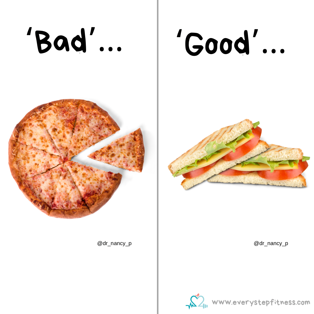 ‘Bad’ vs ‘good’ food… – Every Step Fitness